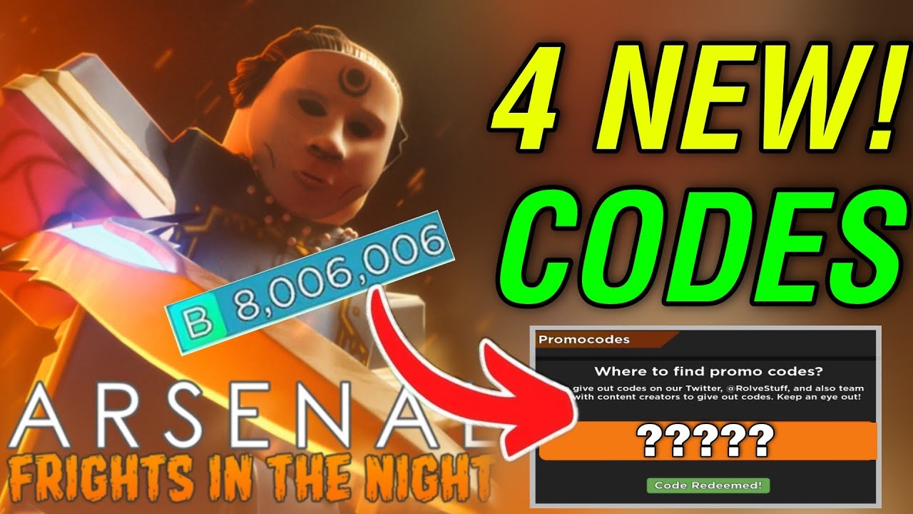 ⚠️UPDATE ⚠️ARSENAL ROBLOX CODES 2023 - ARSENAL CODES - NEW WORKING ...