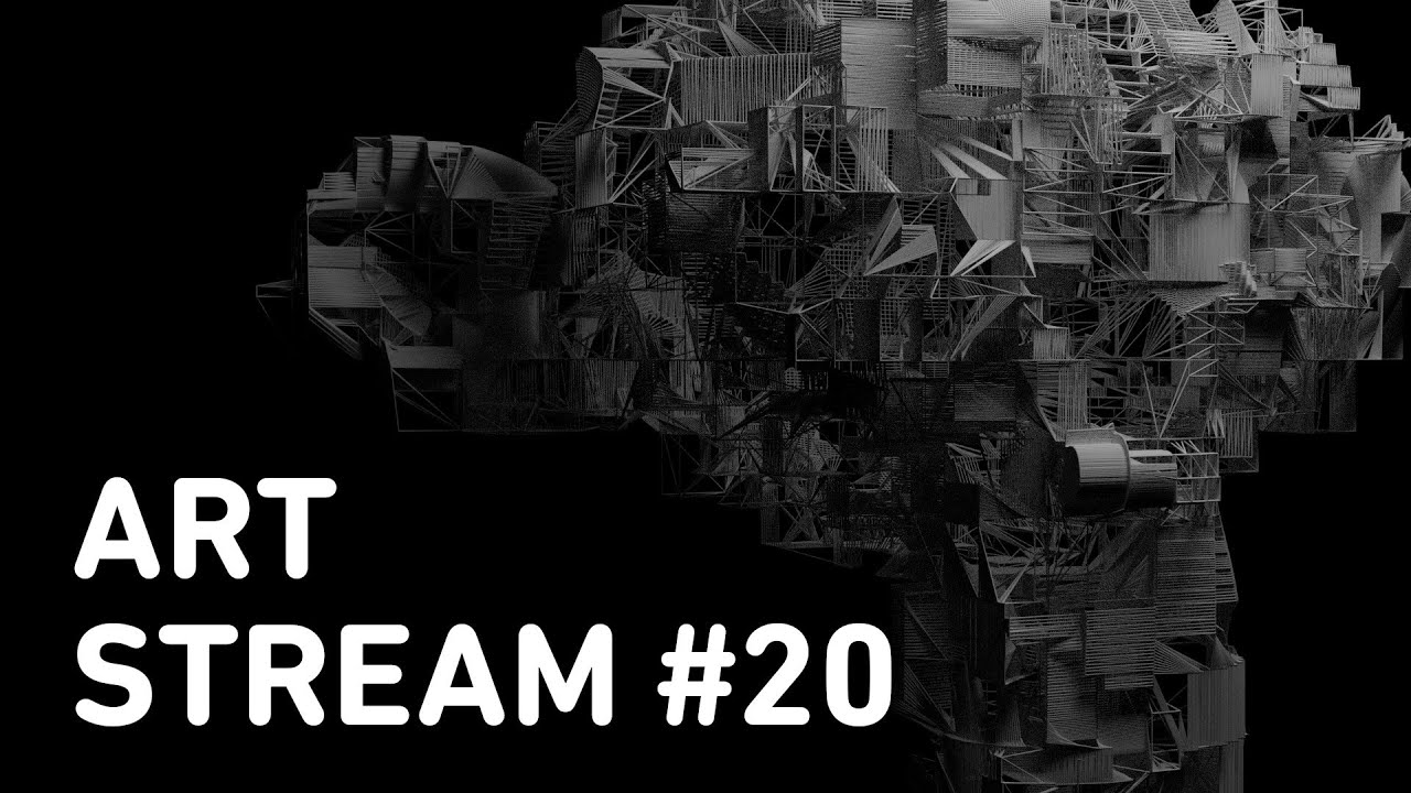 Art Stream #20: Curve to Mesh to Curve to Mesh to Curve to Mesh #b3d # ...