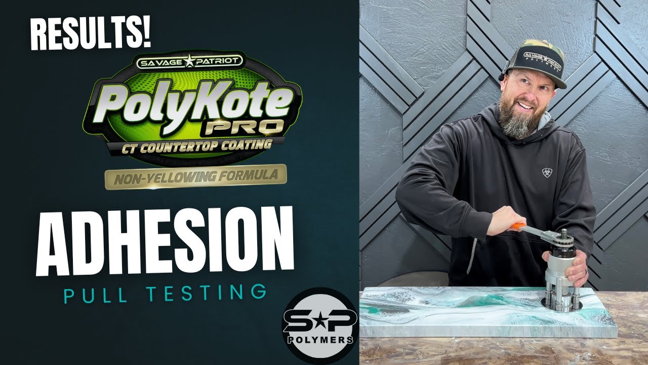 Final Results PolyKote over Granite - YouTube