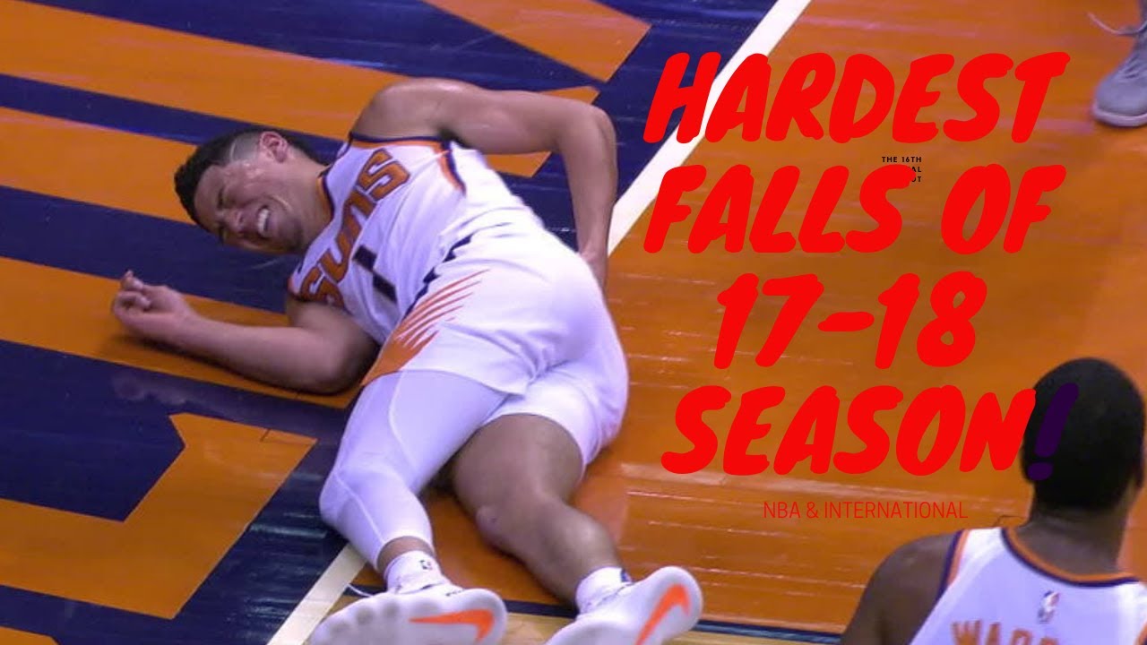 Basketball's HARDEST FALLS! 2017-2018 (NBA & International!) - YouTube