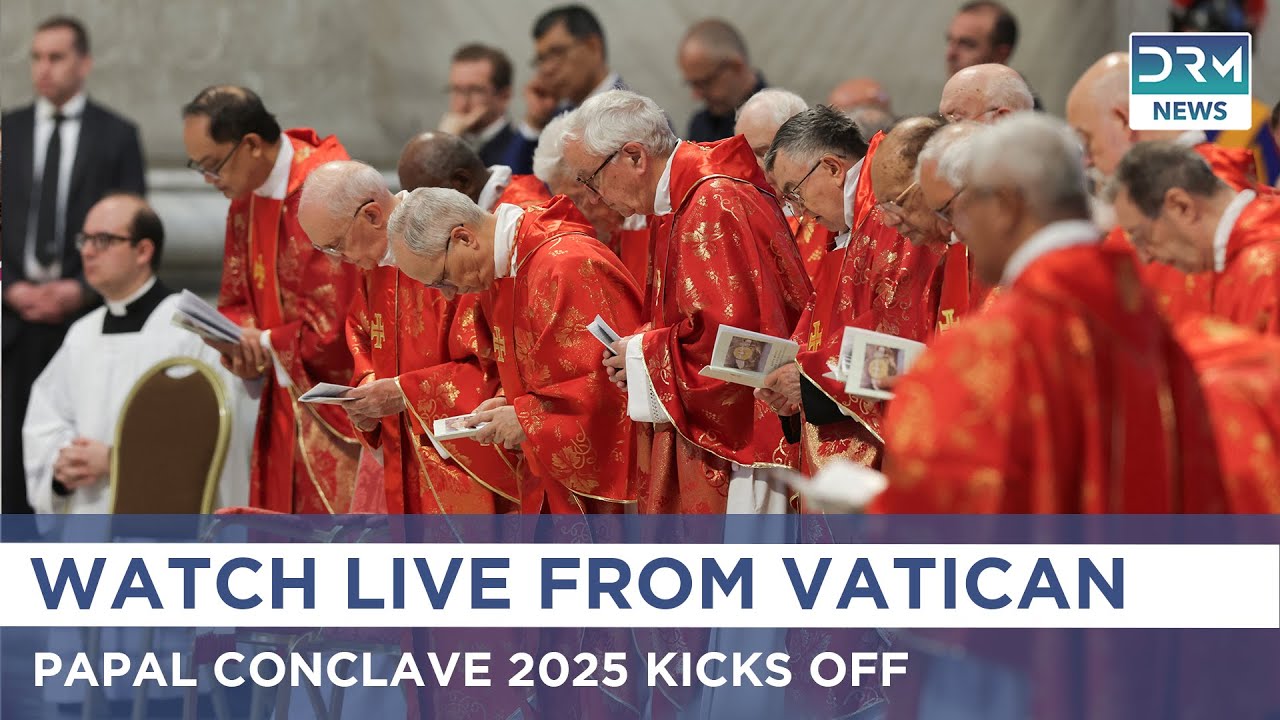 Cardinals Begin Secret Vote for New Pope | Conclave Day 1 | DRM News ...
