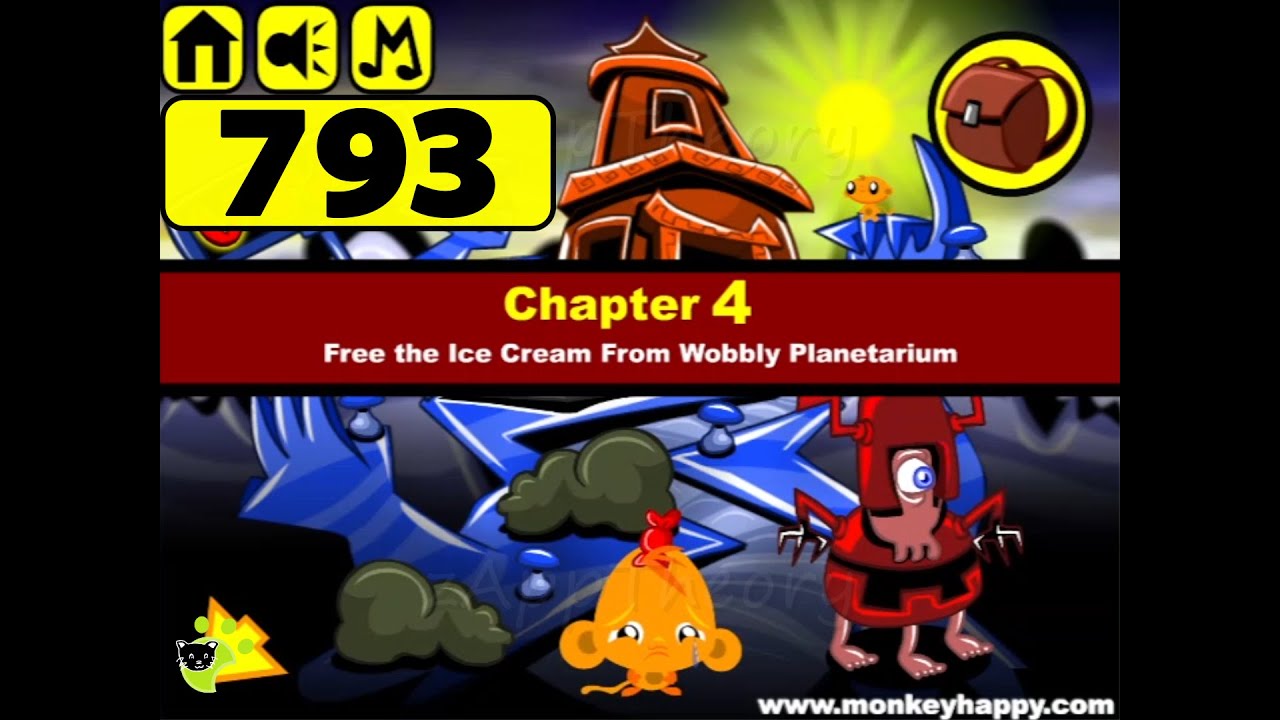 Monkey Go Happy 793 Wobbly World Chapter 4 Full Walkthrough (Pencil ...