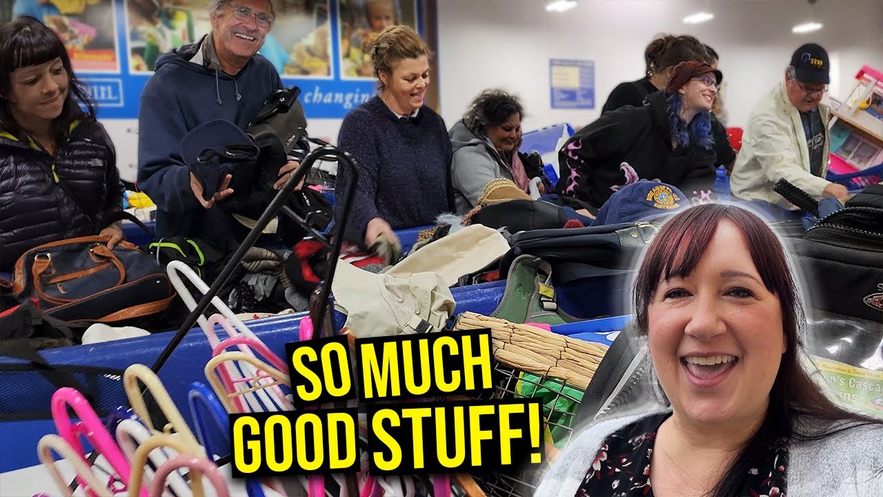 EVERY BIN WAS PACKED WITH GOOD STUFF! (Thrift With Me) - YouTube