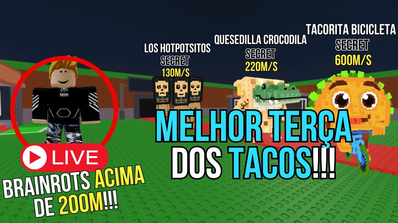 A MELHOR TERÇA dos TACOS de TODAS!!! (Roube um Brainrot | Roblox) - YouTube