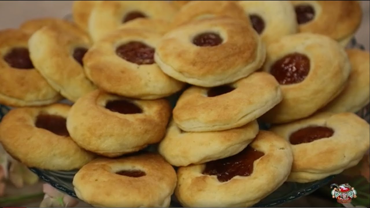 Paradise Jam-Filled Cream Cheese Cookies Recipe - YouTube