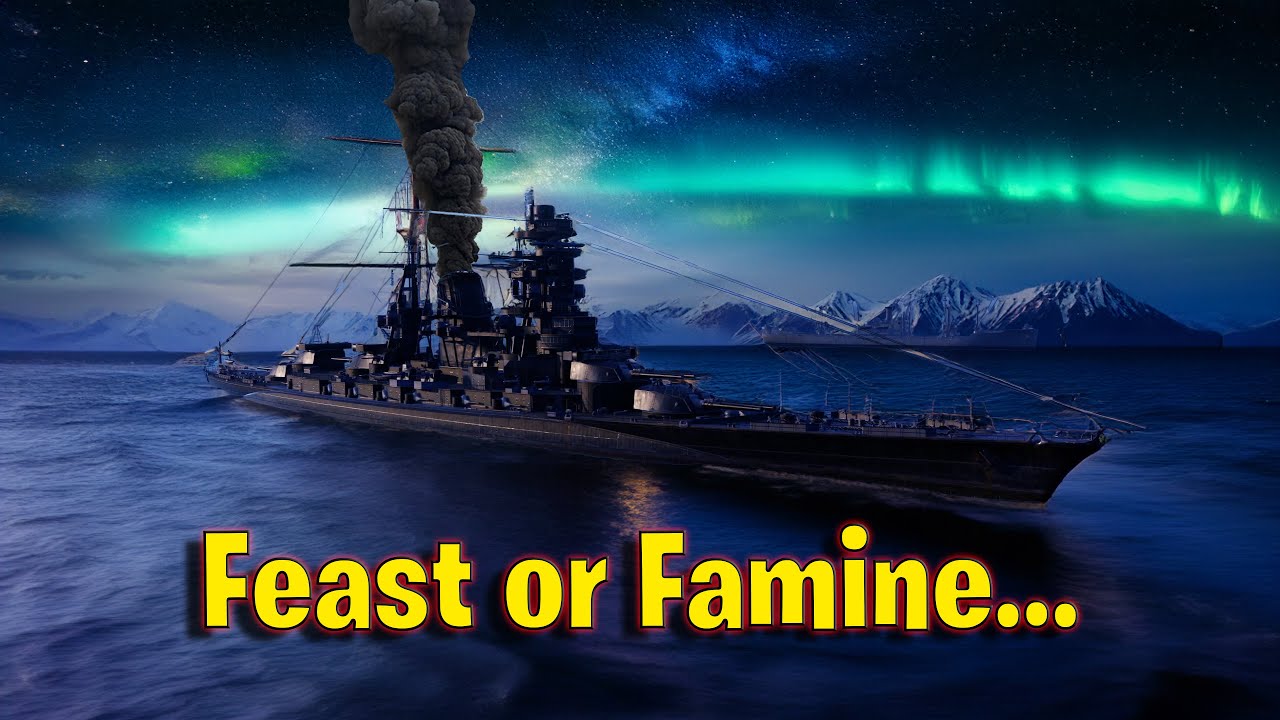A Tale of Two Ships Feast or Famine in World of Warships Legends - YouTube