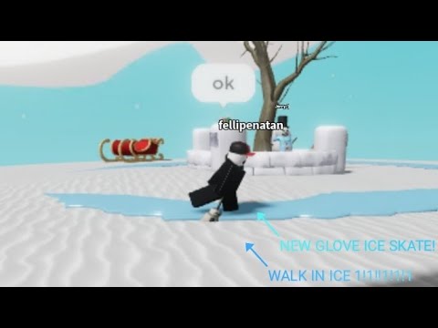 NEW GLOVE ICE SKATE!1!1 (Slap battles Show case + How Get ) - YouTube