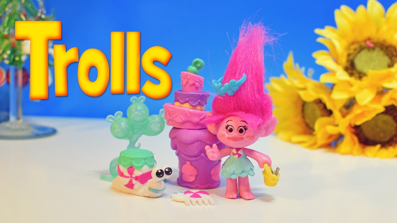 NEW DreamWorks TROLLS - POPPY, the princess of the Trolls! Toy unboxing ...