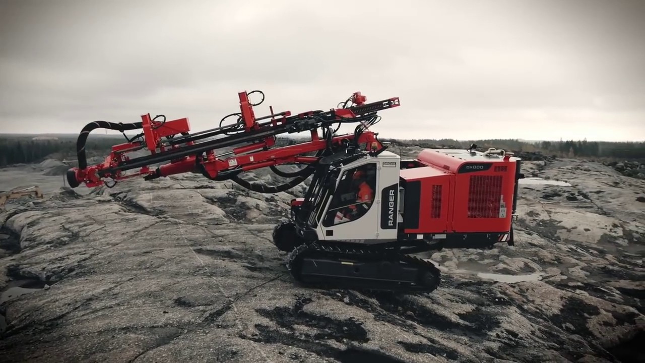 Sandvik Ranger Series of Hydraulic Rock Drillers - YouTube