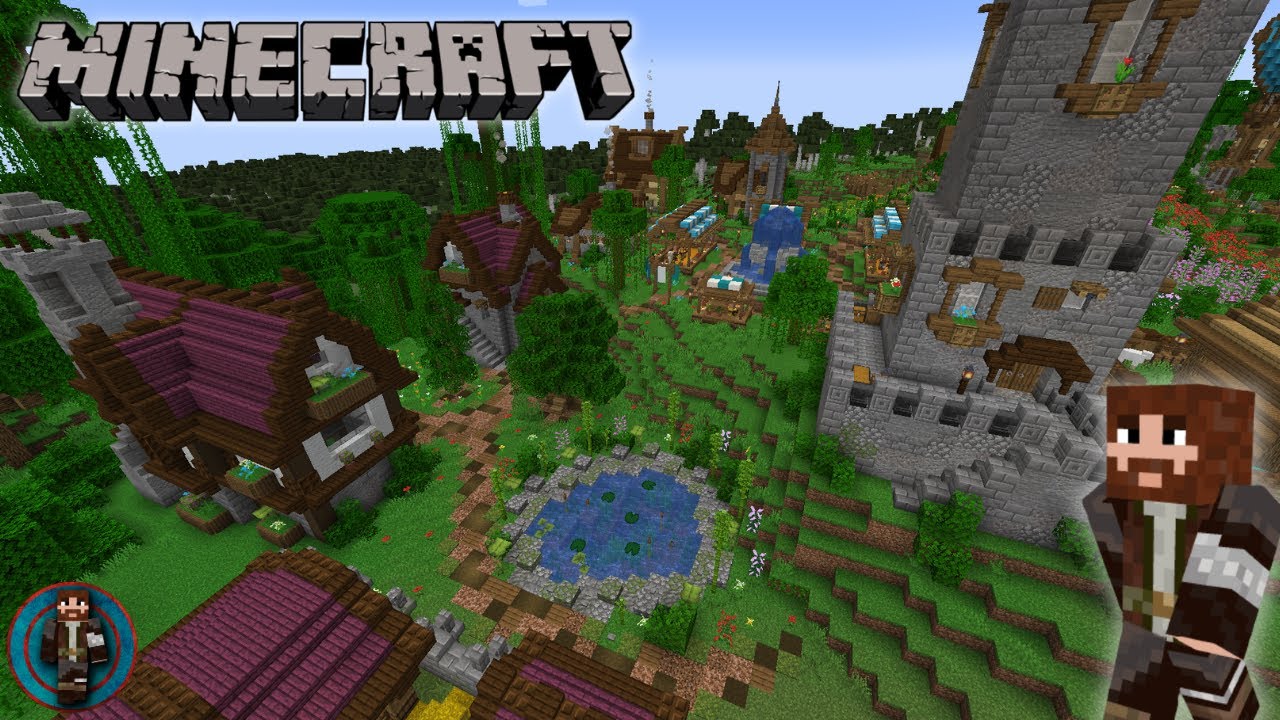 How to build a Pond & Park || Building Tutorial Timelapse || Minecraft ...