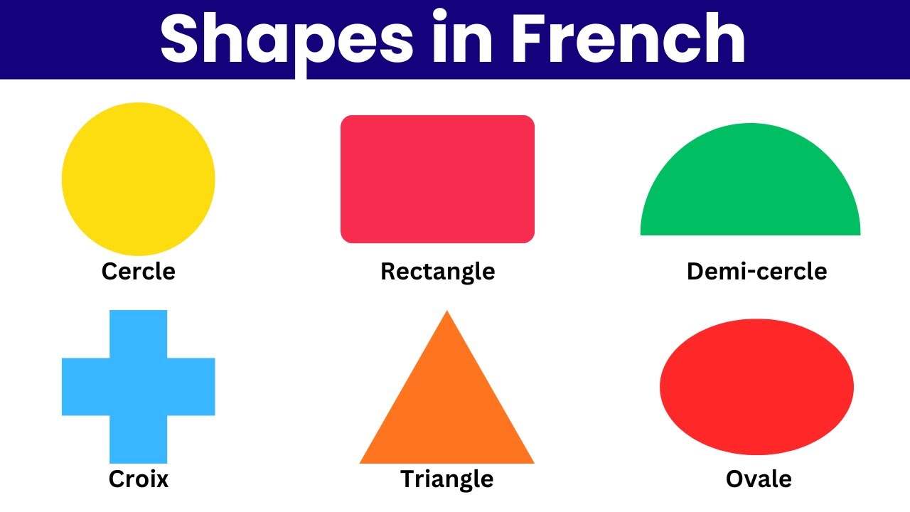 French Vocabulary: Shapes - YouTube