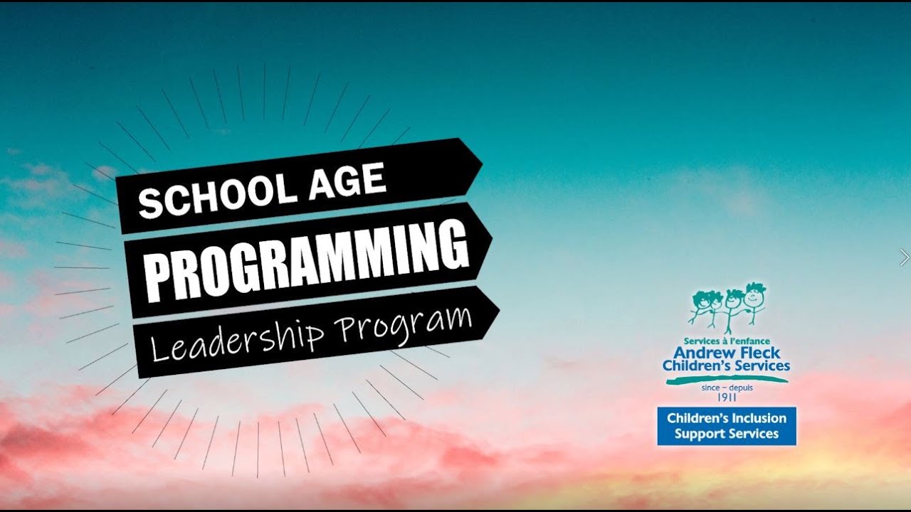 School Age Programming - Leadership Program - YouTube