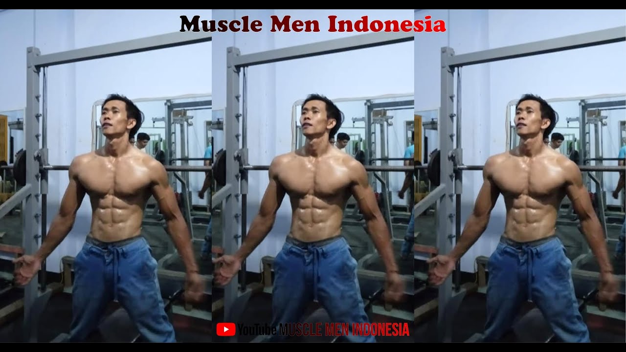 Pria Berotot Pamer Otot Perut Sixpack Di gym | Hot Muscle Handsome Show ...