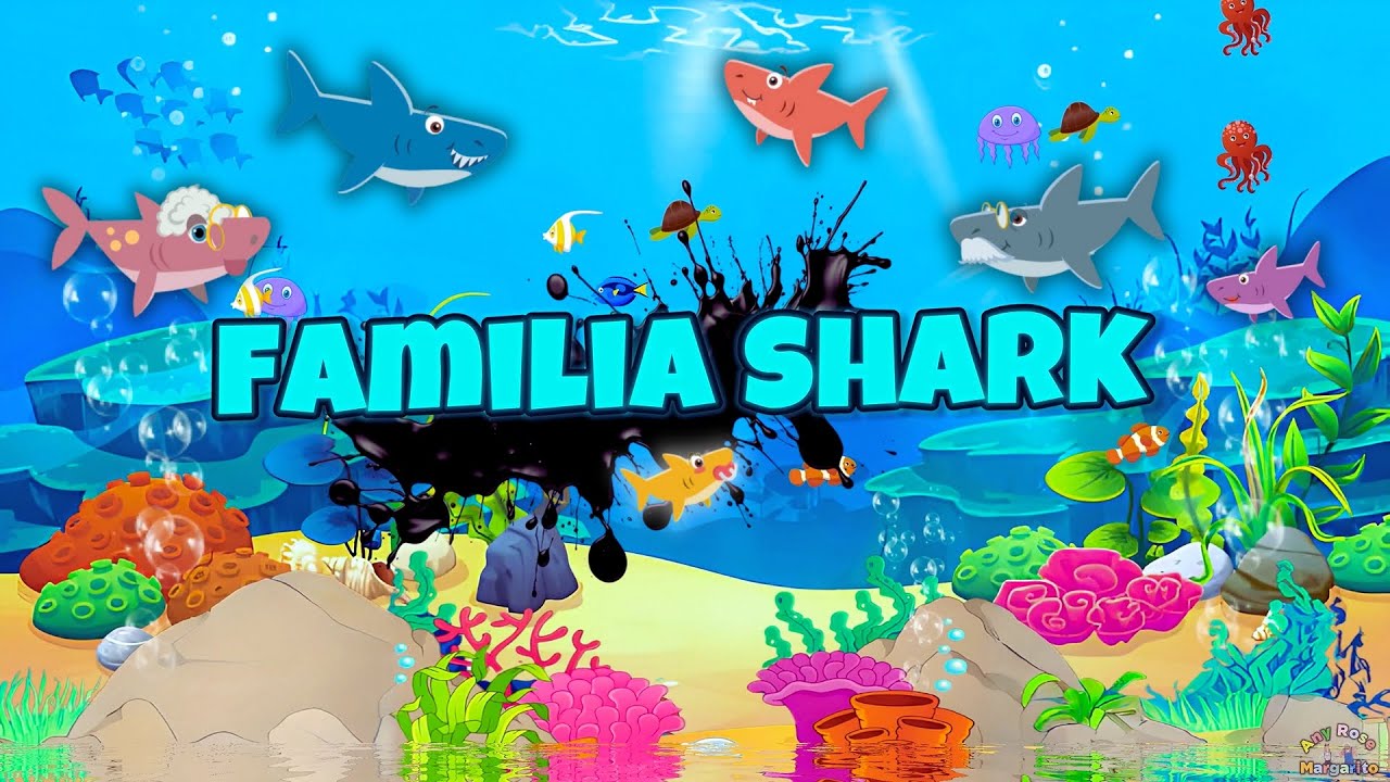 Baby shark, Bebe Shark y su Famila shark, cancion infantil de la ...