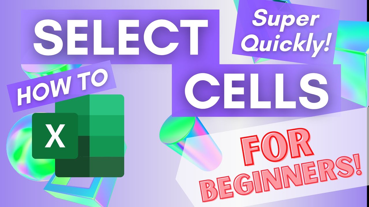 Excel for Beginners # 8: Select Range Quickly (STOP DRAGGING YOUR MOUSE ...