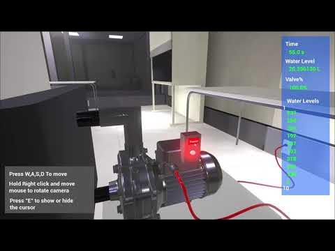 PNX Virtual Lab Fluid Mechanics - Pressure drop in pipe fittings - YouTube