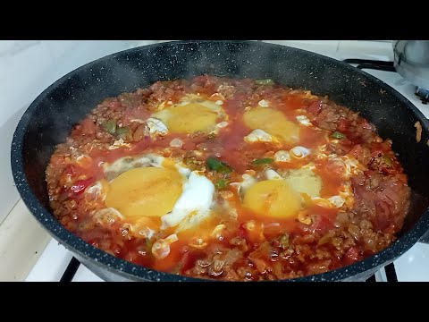 Kıymalı Yumurta Nasıl Yapılır❓ Haftasonu Kahvaltısına Yakışır Bir Lezzet