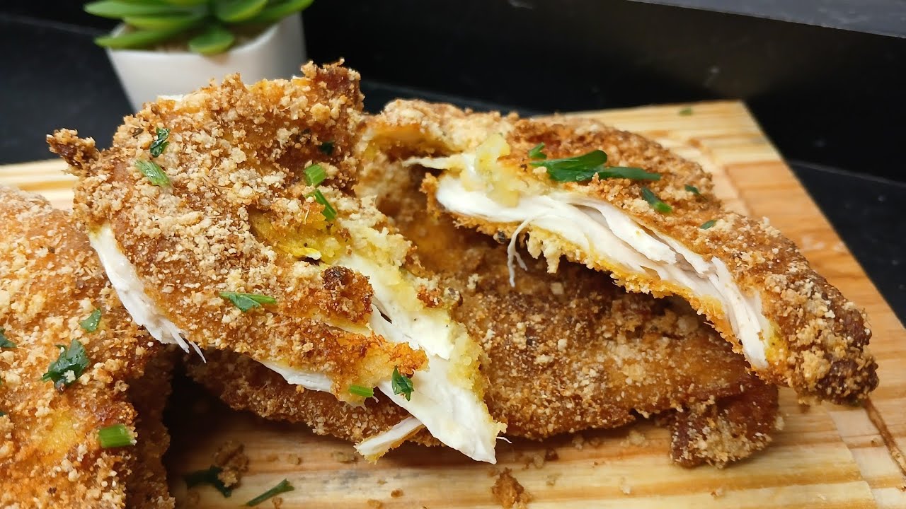 FRANGO EMPANADO SUPER CROCANTE Sem gluten, sem leite e sem ovos - YouTube