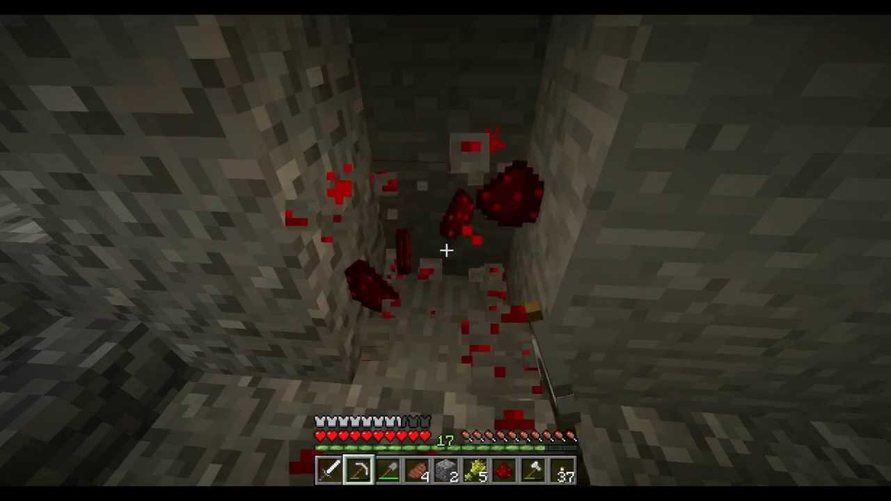 RARE RED DIAMOND DISCOVERY MINECRAFT 1.7.4 - YouTube
