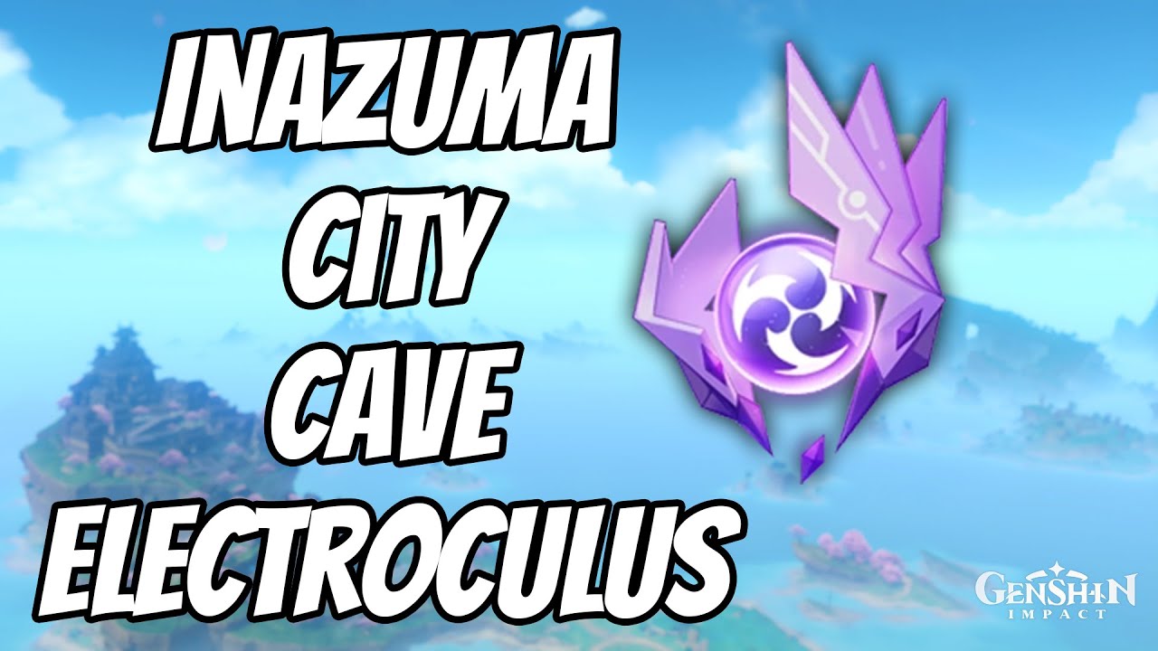 Inazuma City Cave Electroculus | Genshin Impact - YouTube
