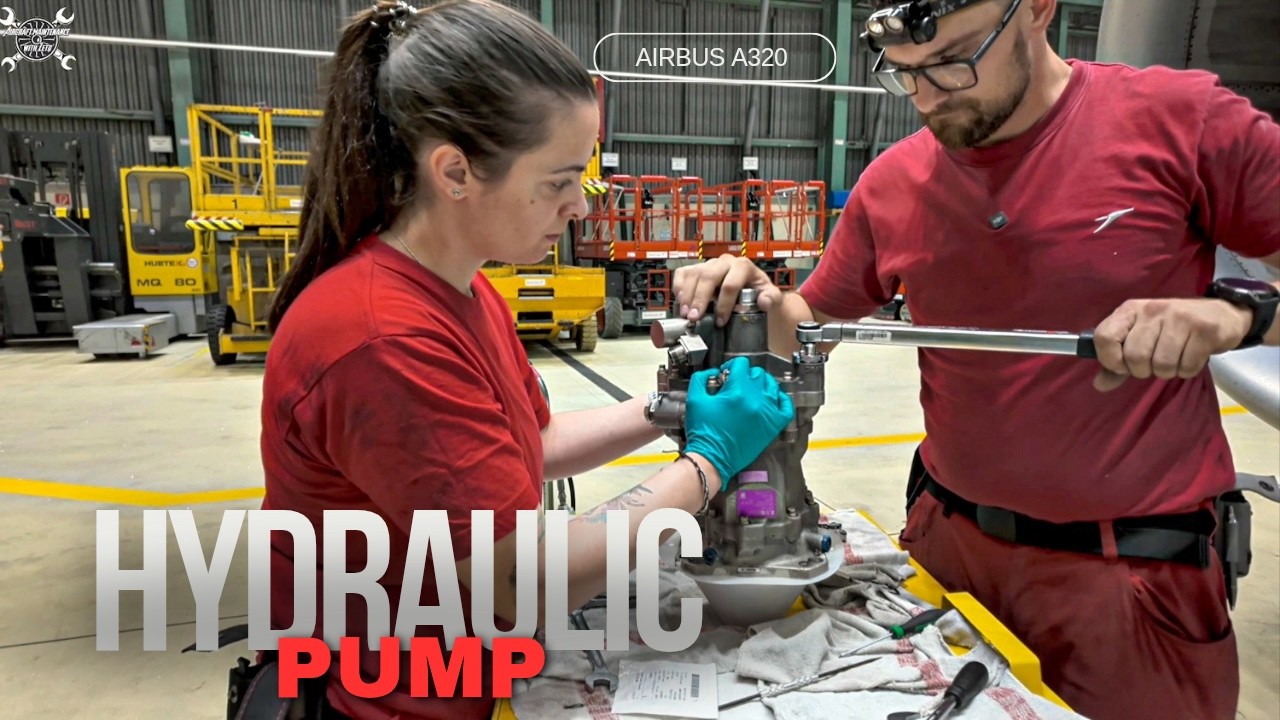 Engine Driven Hydraulic pump on A320. How it works? - YouTube