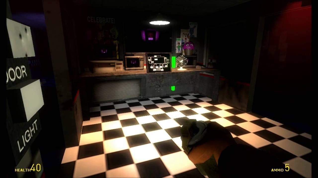 Garry's Mod / Five Nights at Freddy's map! - YouTube