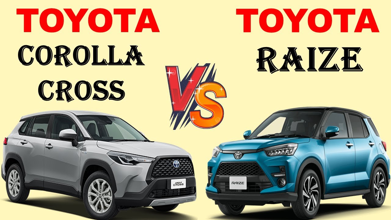 ALL NEW Toyota COROLLA CROSS Vs ALL NEW Toyota RAIZE | Which one do you ...