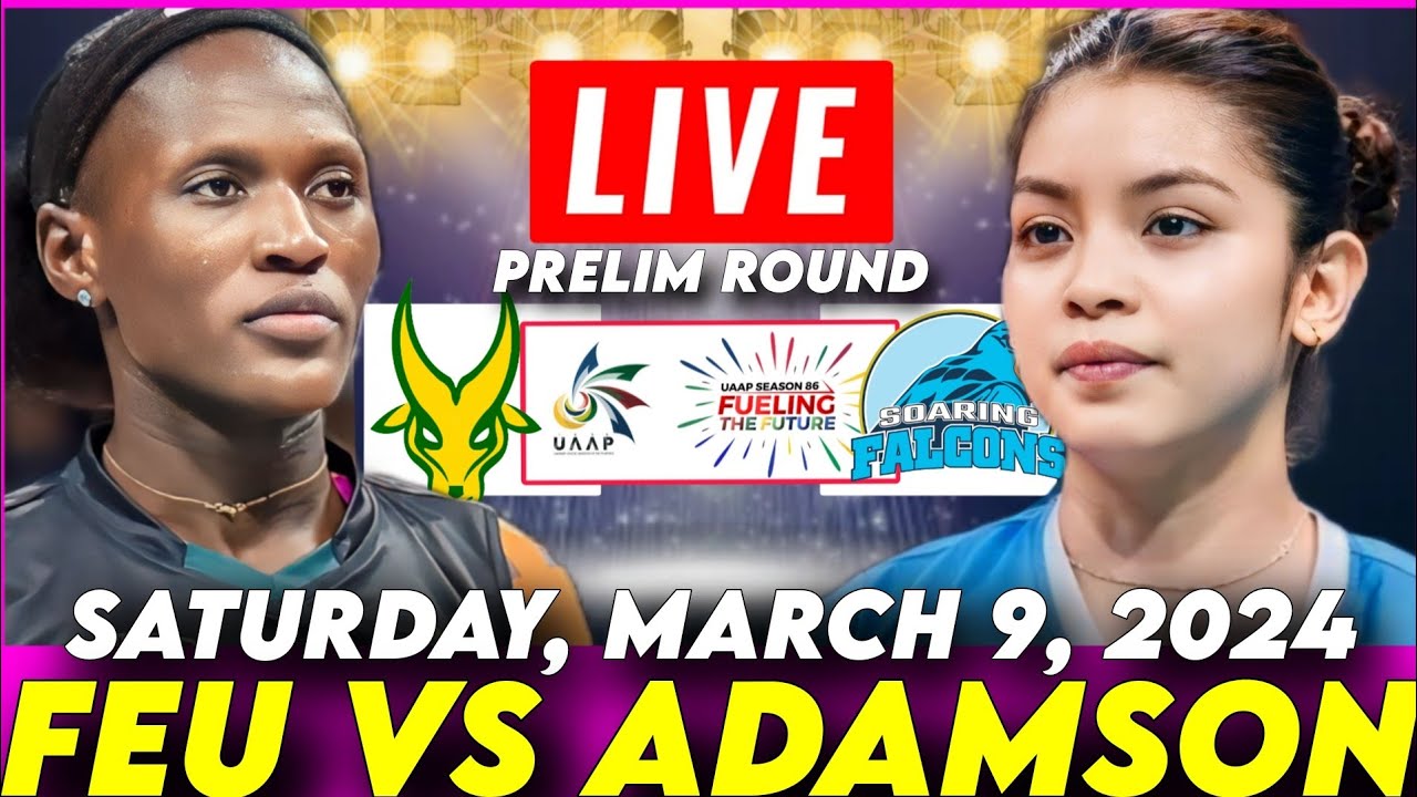 FEU vs ADAMSON in UAAP Season 86 🔴LIVE GAME Recap | Jamili magiging ...
