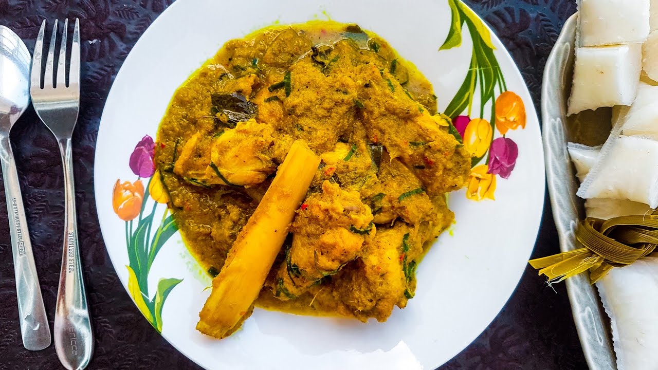 Resepi Ayam Rendang Hijau Negeri Sembilan | Negeri Sembilan's Chicken ...