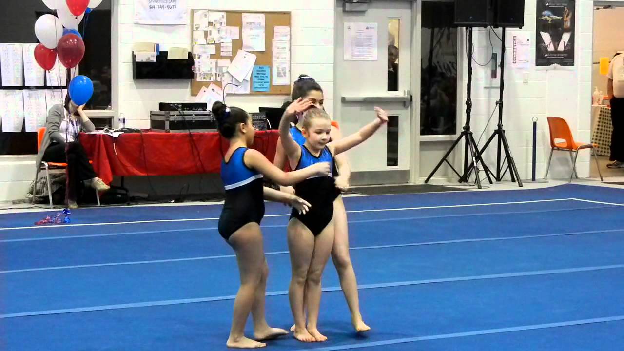 2nd ONTARIO Cup Acrobatic Gymnastics Oakville Auva Leah Karen Lev 4 ...