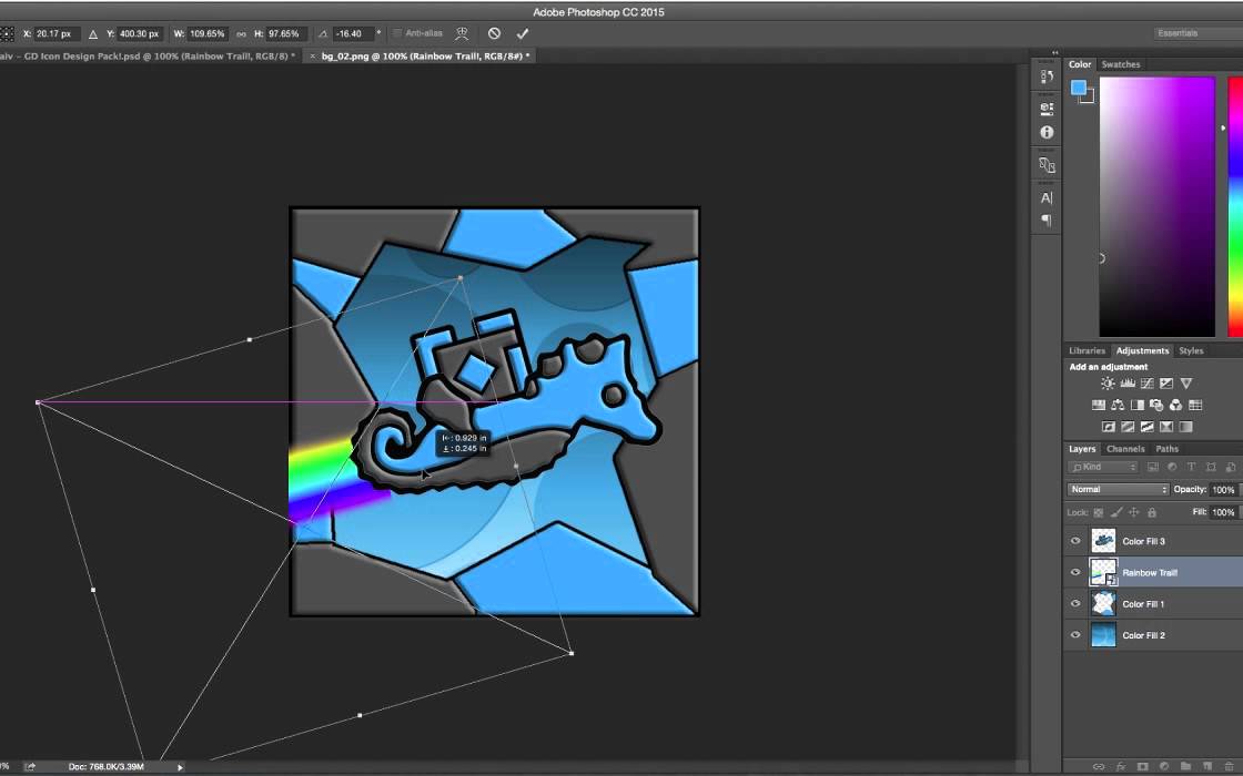 speed art #5 || GD Icon - YouTube