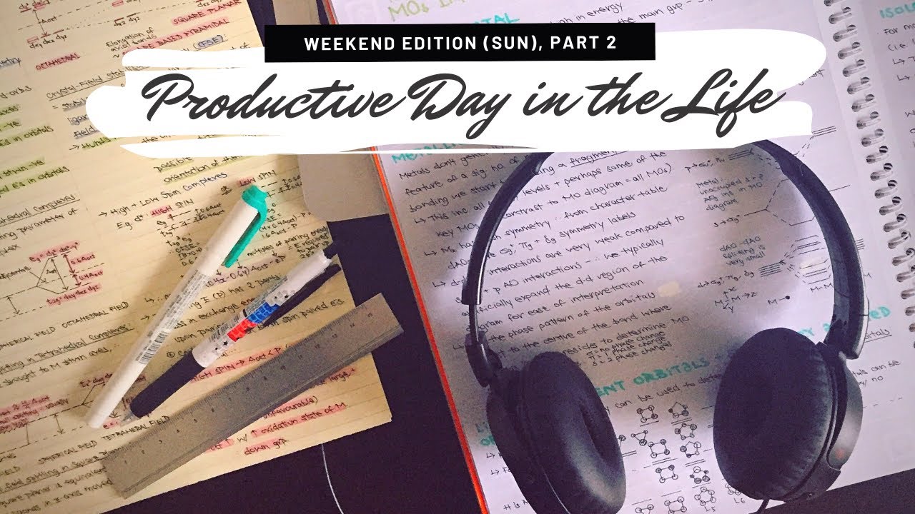 Productive DAY IN THE LIFE (Sunday, Nov 3) | University Chemistry ...