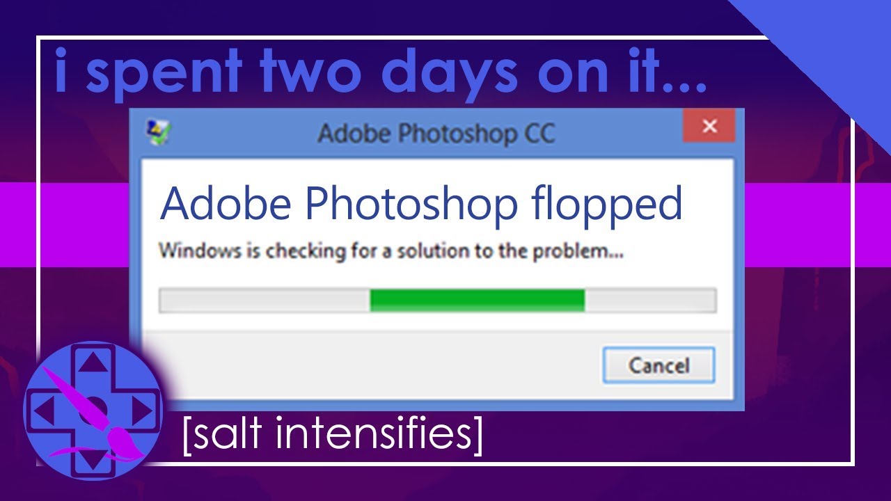 photoshop corrupted my drawing file so i turned it into art - YouTube