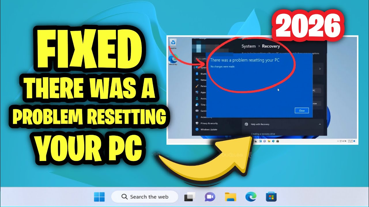 Fix “There Was a Problem Resetting Your PC” No Changes Were Made ...