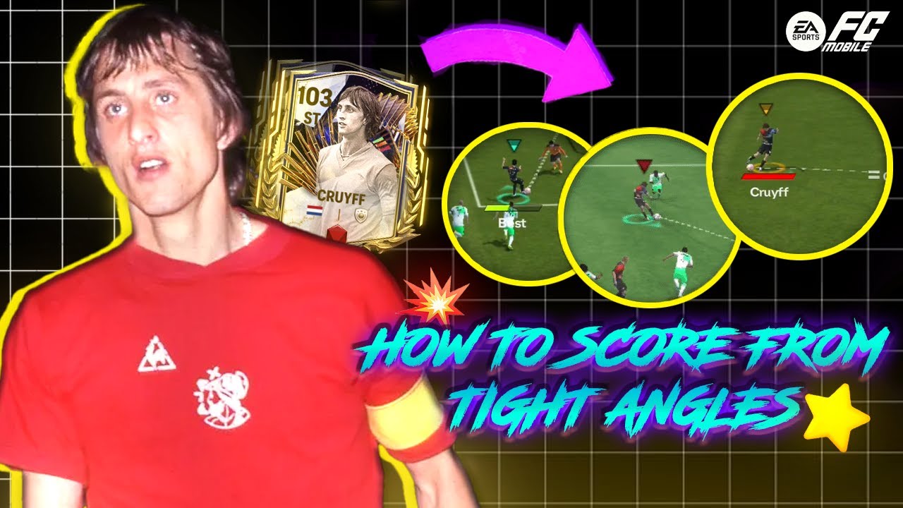 HOW TO SCORE GOALS FROM A TIGHT ANGLE? | EA FC MOBILE - YouTube