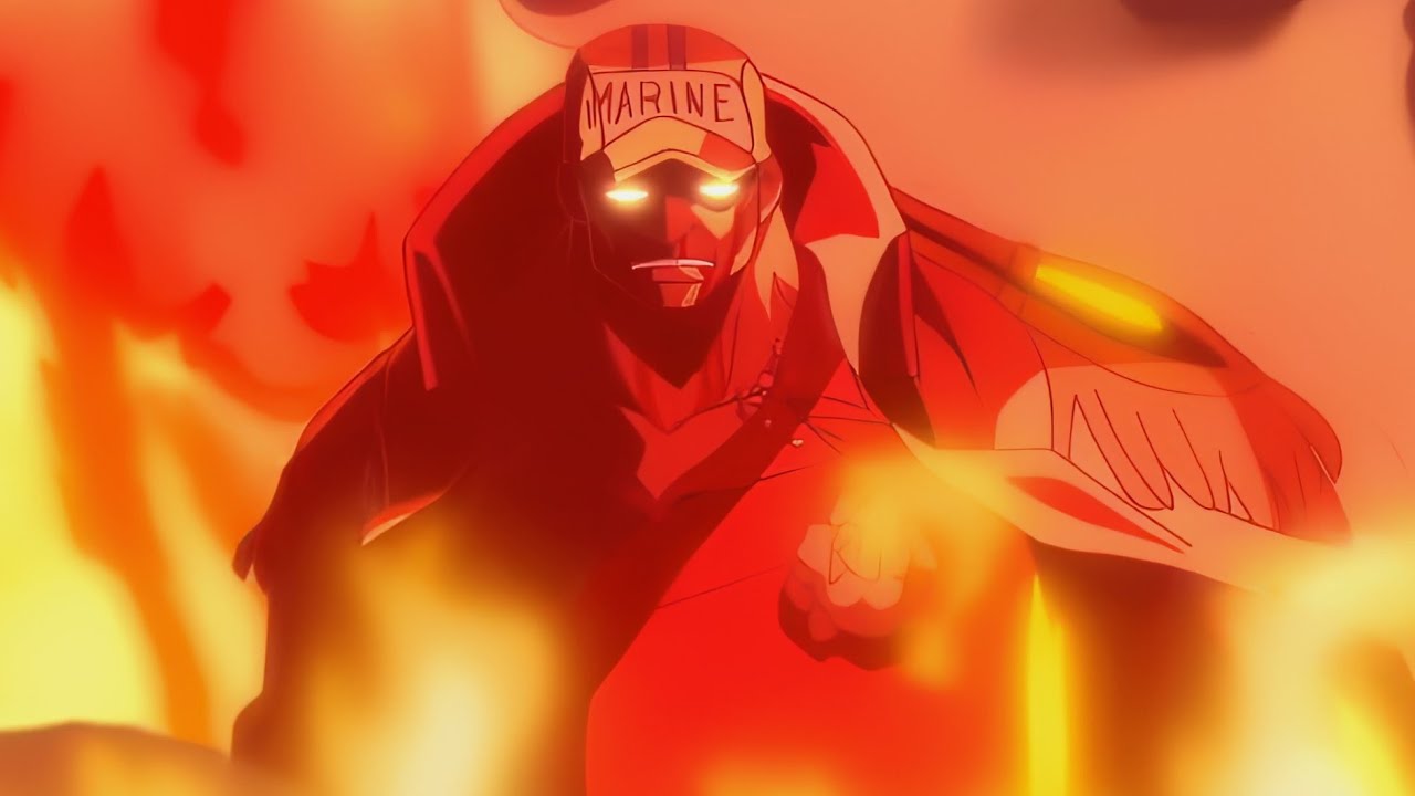 Akainu Sakazuki - One Piece 8K 60FPS - YouTube