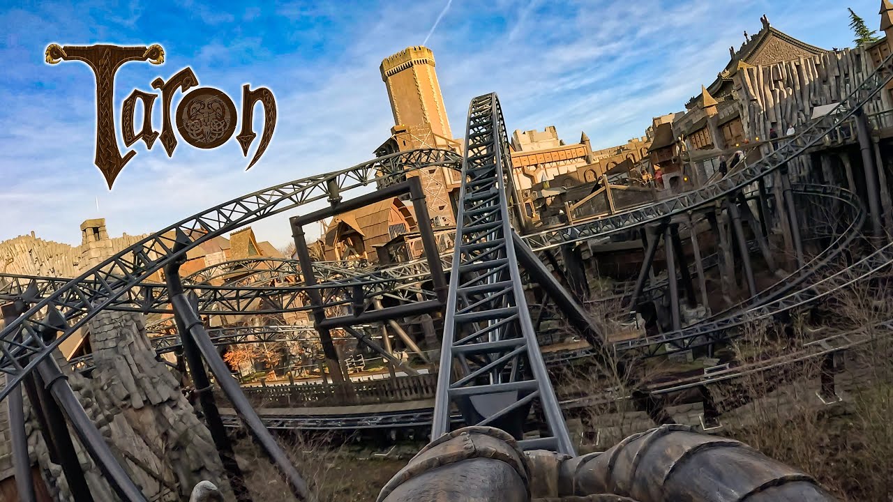 Taron [4K] Front Seat POV - Phantasialand - YouTube