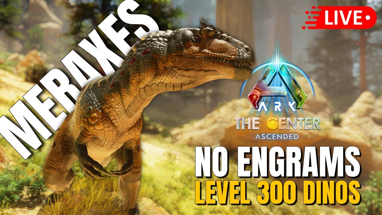 *LIVE* Can we tame a MERAXES?! | Ark Survival Ascended - YouTube