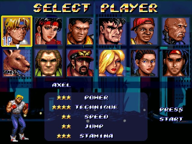 Streets Of Rage Remake V5