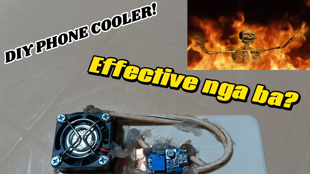 DIY PHONE COOLER! Effective nga ba? 🤔 - YouTube