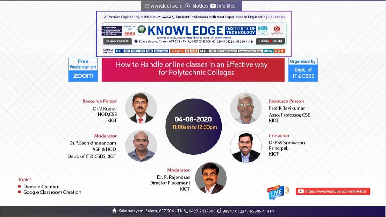 How to Handle Online Classes in an Effective way.. on Polytechnic ...