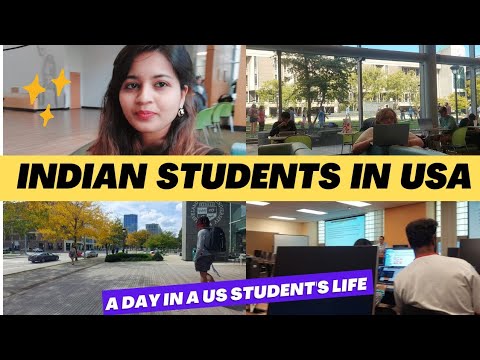 Student Life In USA | Indian Students In USA | Indian Student In USA 📚 ...
