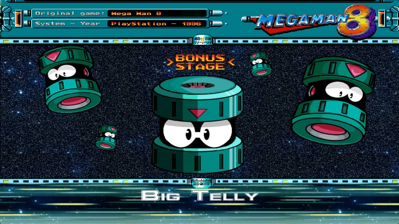 Big Telly - New bonus stage - Mega Man Robot Master Mayhem - YouTube