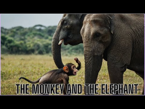 The Monkey and The Elephant | Kids learning | Animated Story - YouTube