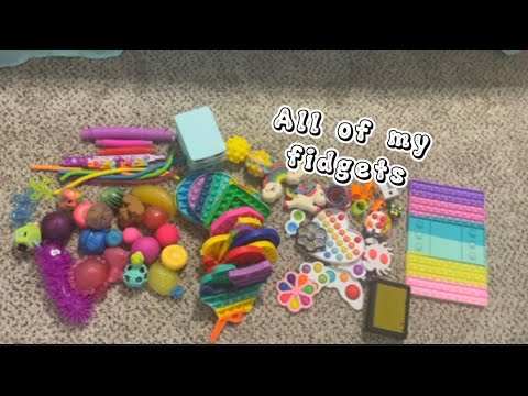 Showing you ALL of my FIDGET TOYS😱* satisfaction* - YouTube