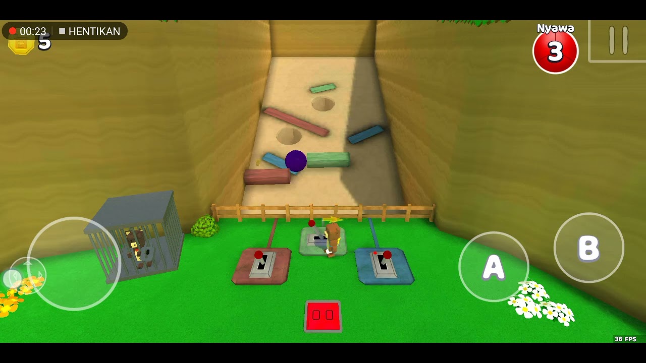 MENGAMBIL KUNCI DI RINTANGAN BATU ~ BALOK WARNA WARNI DI SUPER BEAR ...