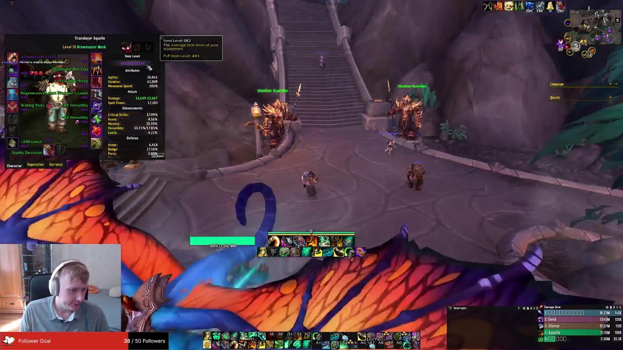 Brewmaster monk Tank M+ | vaults - YouTube
