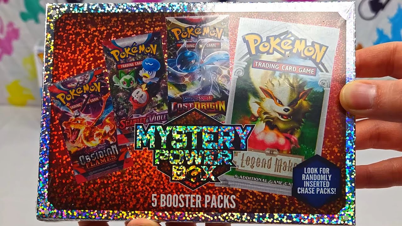 Opening Pokemon Mystery Power Box - Sparkly Box!! | Pokemon Cards and ...