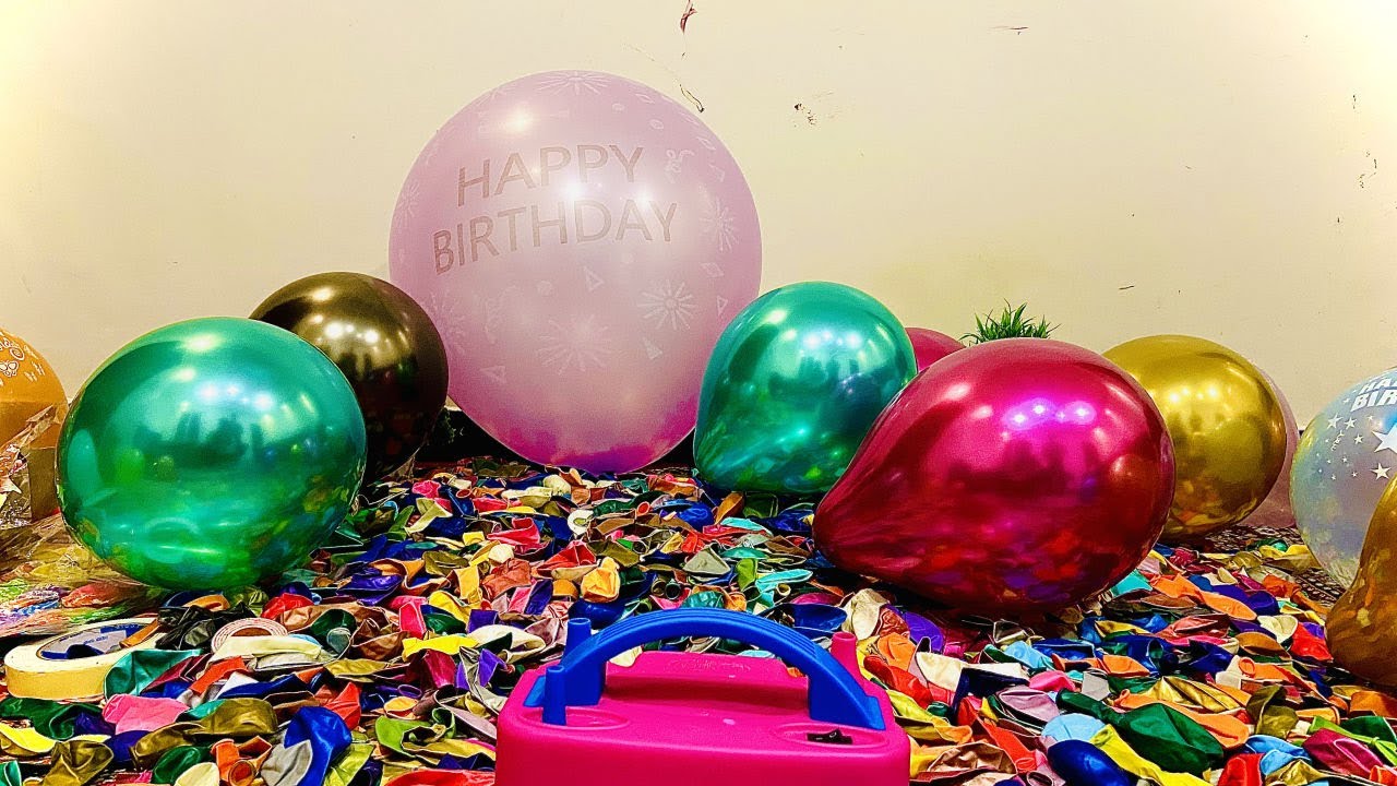 10K 🎈 Balloons Blow & Pop Challenge 🎈💥 ASMR Madness #balloon # ...