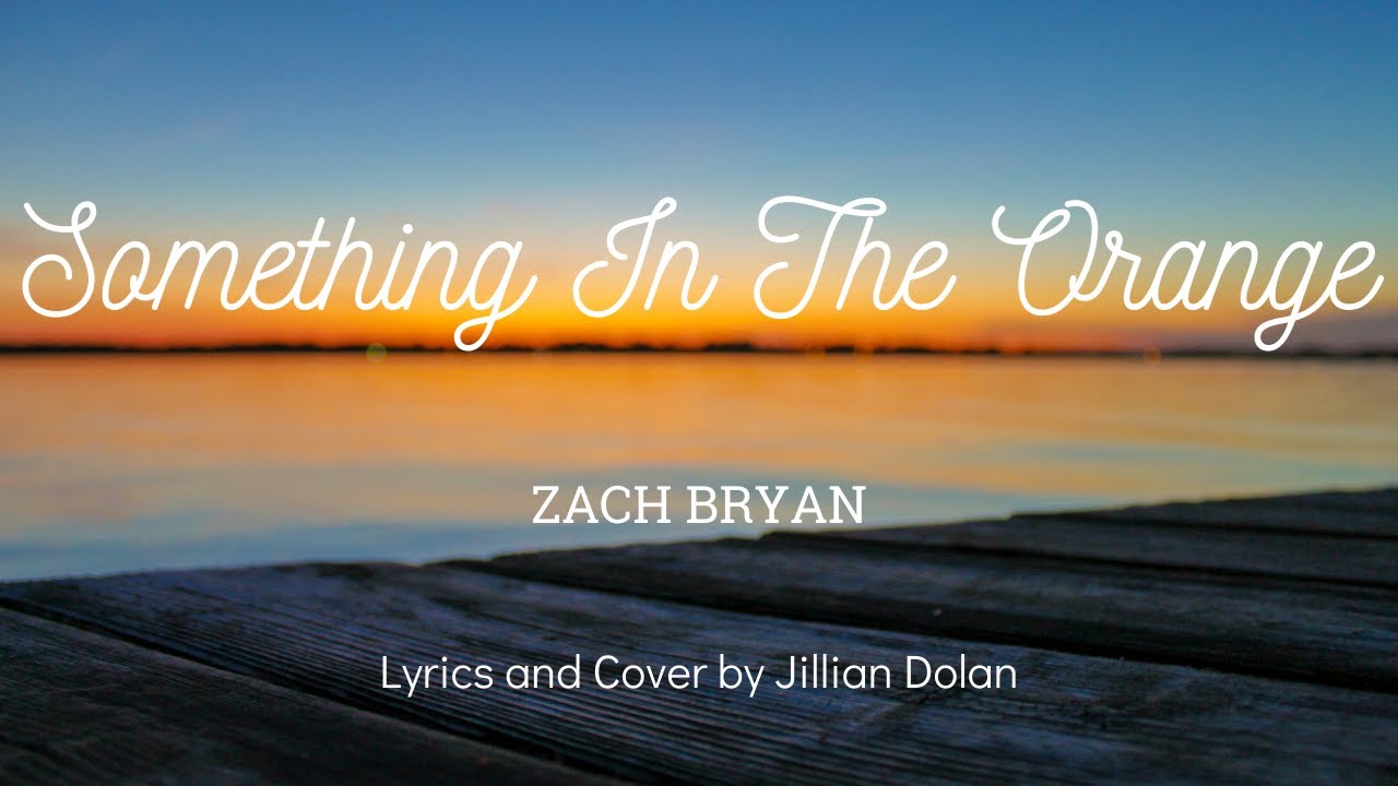 Something In The Orange - Zach Bryan || Lyrics and Cover by Jillian Dolan #hitsLyricsss - YouTube